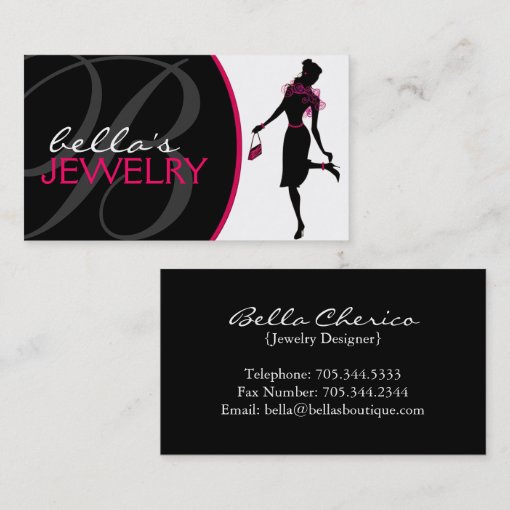 Jewelry Designer Business Card | Zazzle