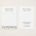 Jewelry Floral Display Card | Zazzle