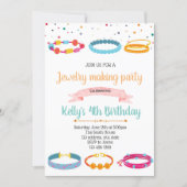 Jewelry making party invitation | Zazzle