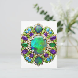 Jewelry Mandala Postcard | Zazzle
