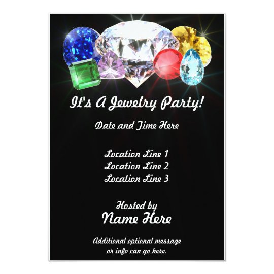 Jewelry Party Custom Invites | Zazzle.com