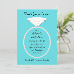 Jewelry Party Invitation Template | Zazzle