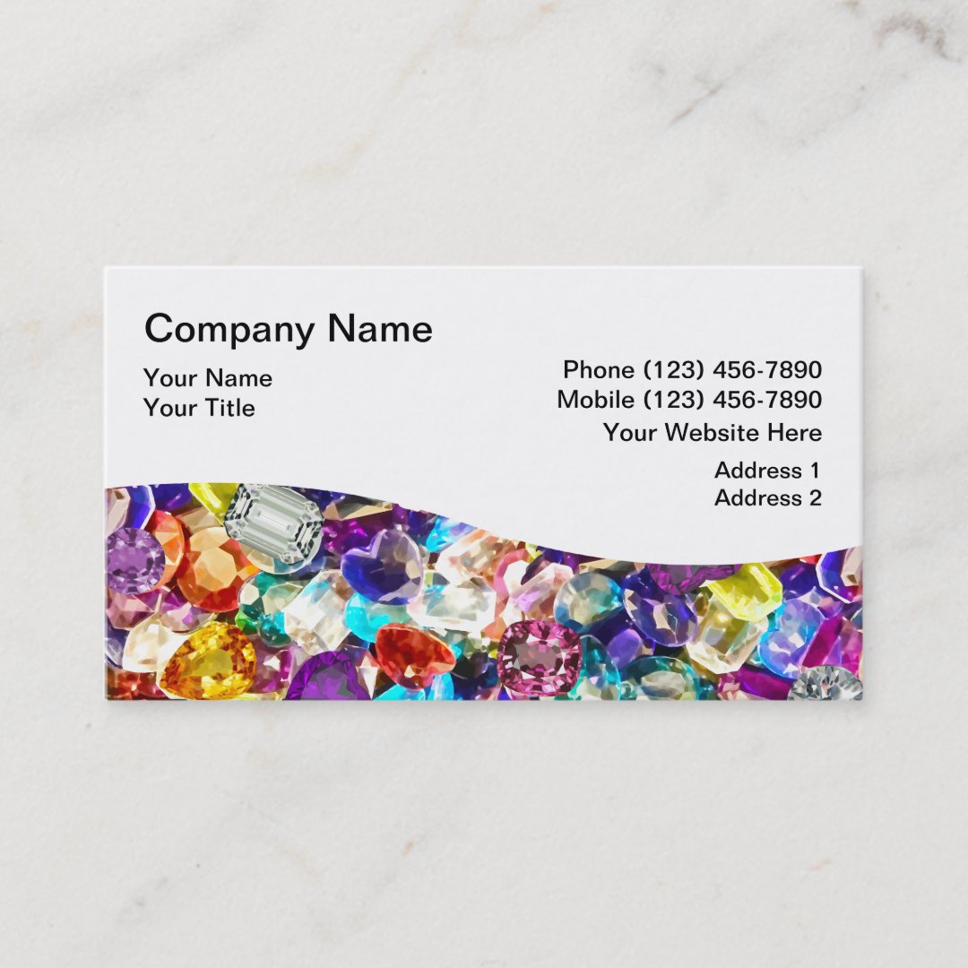 Jewelry Store Business Cards | Zazzle