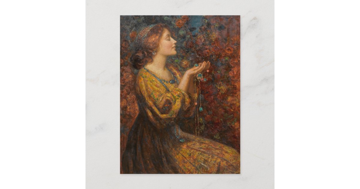 Jewels Thomas Edwin Mostyn Art Postcard | Zazzle