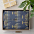 Jewish Chanukah menorah Tissue Paper | Zazzle