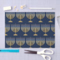 Jewish Chanukah menorah Tissue Paper | Zazzle