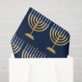 Jewish Chanukah menorah Tissue Paper | Zazzle