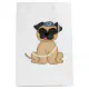 Jewish Holiday-Cute Beige Pug with Yarmulke Medium Gift Bag | Zazzle
