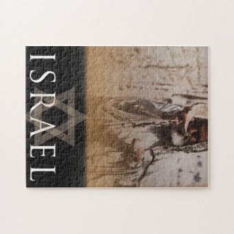 Jewish Israel Puzzle-Holy Man in Jerusalem Jigsaw Puzzle | Zazzle