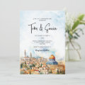 Jewish Jerusalem Wedding Destination Invitation | Zazzle