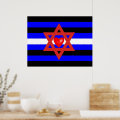 Jewish Leather Pride Flag Poster | Zazzle