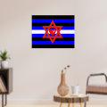 Jewish Leather Pride Flag Poster | Zazzle