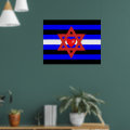 Jewish Leather Pride Flag Poster | Zazzle