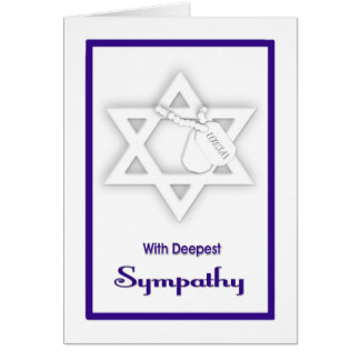 Jewish Sympathy Cards - Greeting & Photo Cards | Zazzle