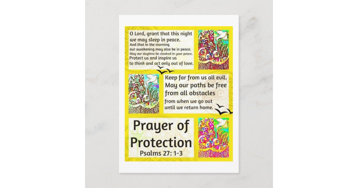 Jewish Prayer Of Protection City Of Jerusalem Postcard | Zazzle