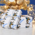 Jewish Reindeer Chrismukkah Wrapping Paper Ver.2 | Zazzle