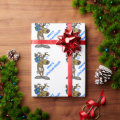 Jewish Reindeer Chrismukkah Wrapping Paper Ver.2 | Zazzle