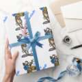 Jewish Reindeer Chrismukkah Wrapping Paper Ver.2 | Zazzle