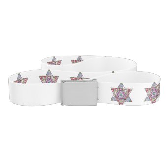 Jewish Star of David Belt | Zazzle