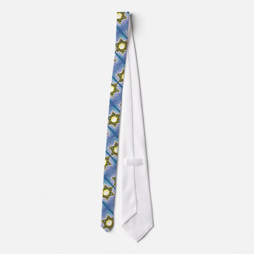 Jewish Star Of David Design Man's Necktie | Zazzle