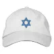 Jewish Star Of David Embroidered Baseball Hat | Zazzle