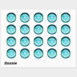 Jewish Star of David Stickers | Zazzle