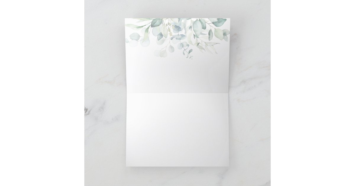 Jewish Wedding Todah Rabah Hebrew Eucalyptus Thank You Card | Zazzle