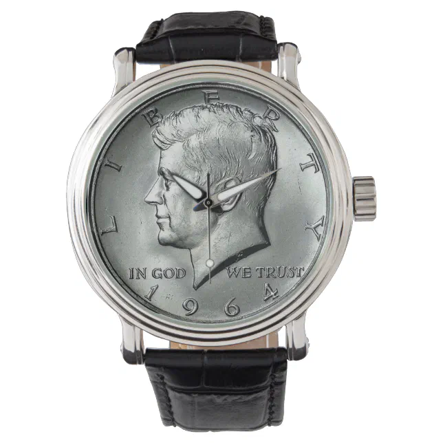 JFK Half Dollar Men's Watch | Zazzle