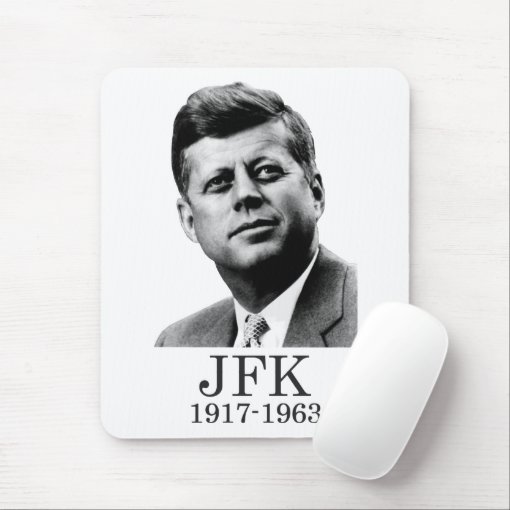 JFK - John F. Kennedy Mouse Pad | Zazzle
