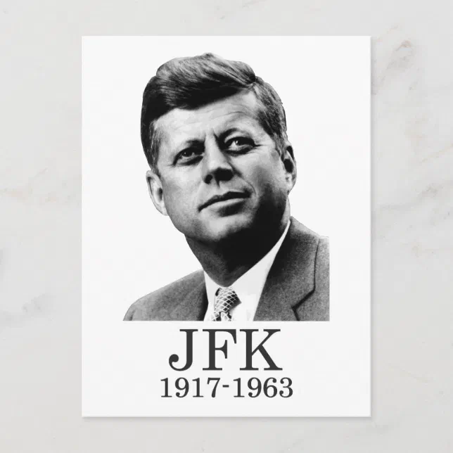 JFK - John F. Kennedy Postcard | Zazzle