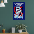 JFK John F. Kennedy Quote Motivational Inspiration Poster | Zazzle