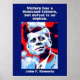 JFK John F. Kennedy Quote Motivational Inspiration Poster | Zazzle