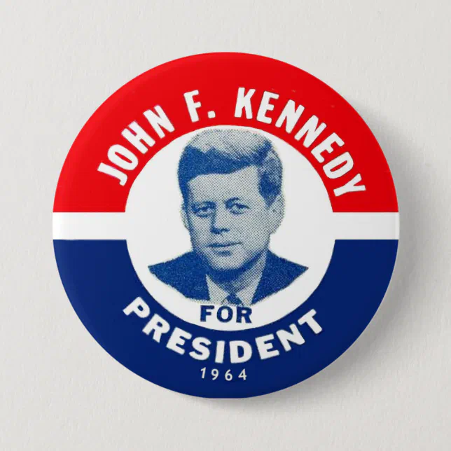 JFK Memorial pin 1964 | Zazzle