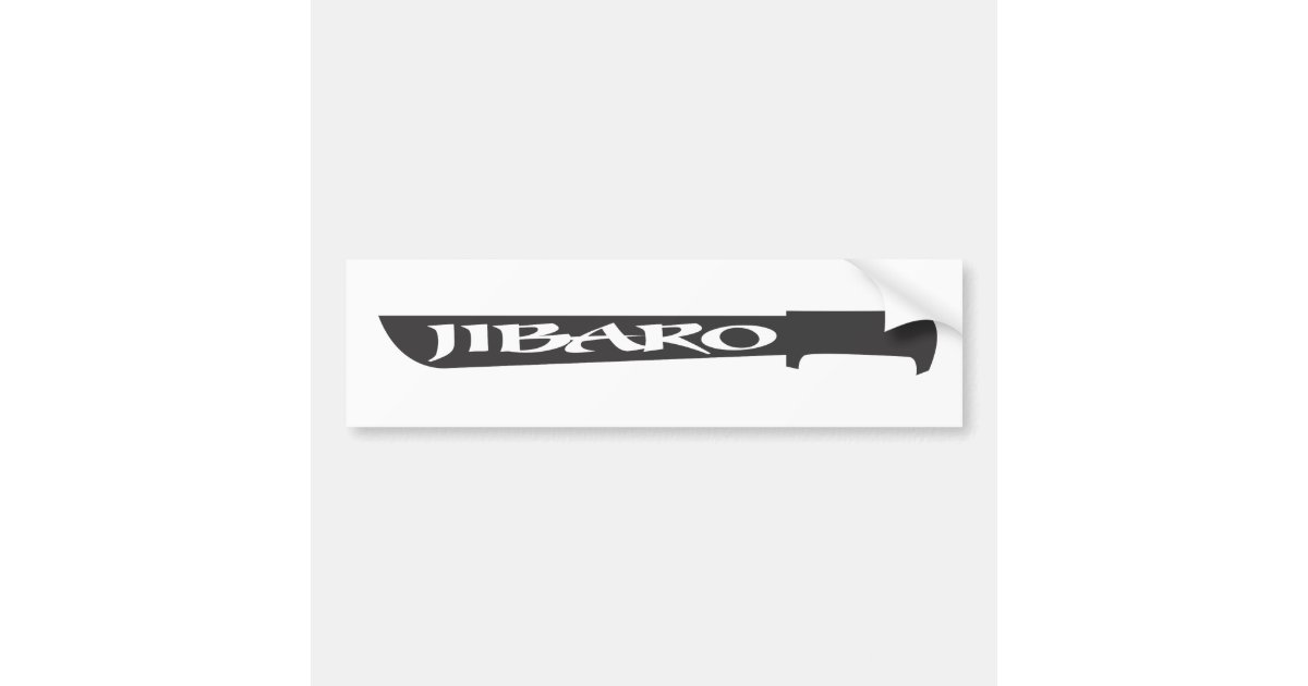 Jibaro bumpersticker bumper sticker | Zazzle