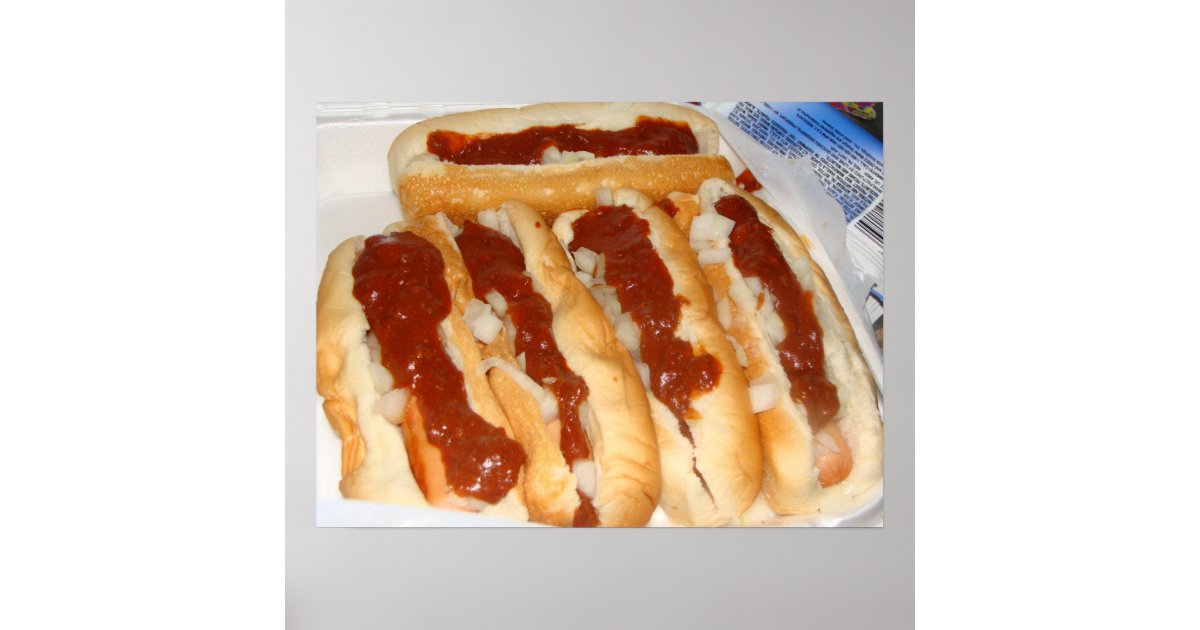 jibjab hot dogs poster | Zazzle