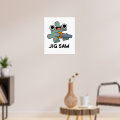 Jig Saw Funny Jigsaw Tool Pun Poster | Zazzle