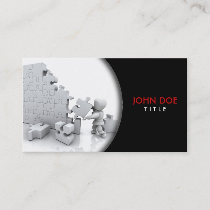 Jigsaw Puzzle Business Card | Zazzle