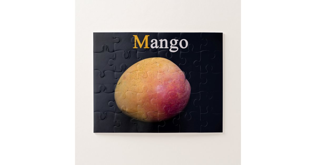 Jigsaw Puzzle for Children - Mango | Zazzle
