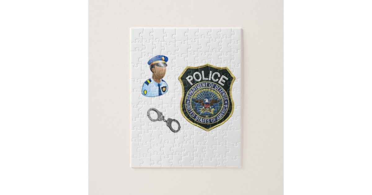 Jigsaw Puzzle Policeman | Zazzle