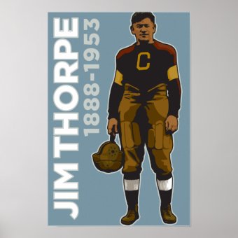 Jim Thorpe, All-American Poster | Zazzle