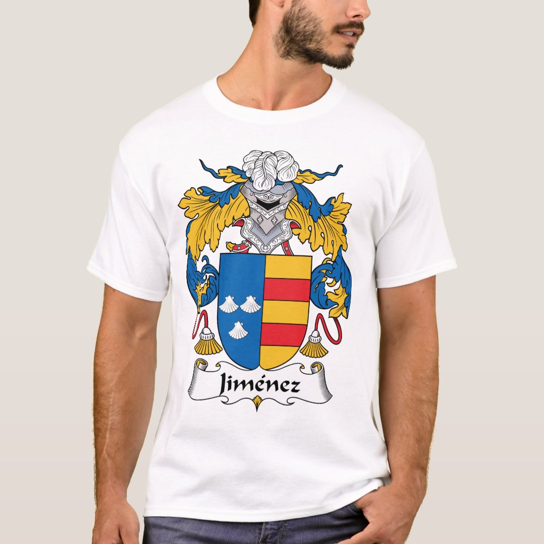 Jimenez Family Crest T-Shirt | Zazzle