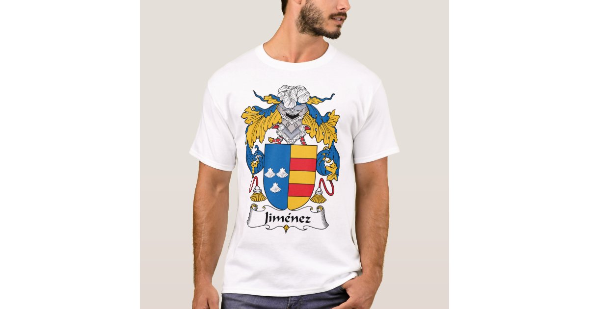 Jimenez Family Crest T-Shirt | Zazzle