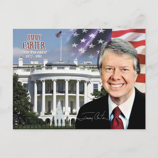 Jimmy Carter - 39th President of the U.S. Postcard | Zazzle
