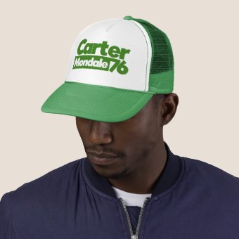 Jimmy Carter 76 Carter Mondale retro Politics Trucker Hat | Zazzle
