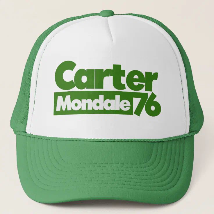 Jimmy Carter 76 Carter Mondale retro Politics Trucker Hat | Zazzle