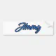 Jimmy Name blue Aufkleber Sticker Autoaufkleber | Zazzle