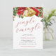 Jingle & Mingle Festive Gold Bells Christmas Party Invitation | Zazzle