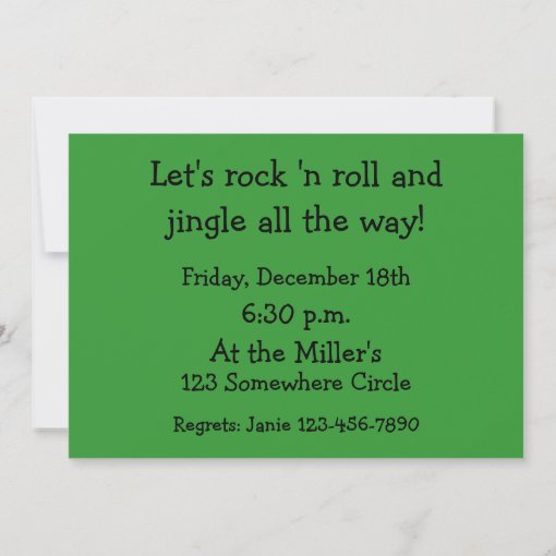 Jingle Time Custom Holiday Invitation | Zazzle