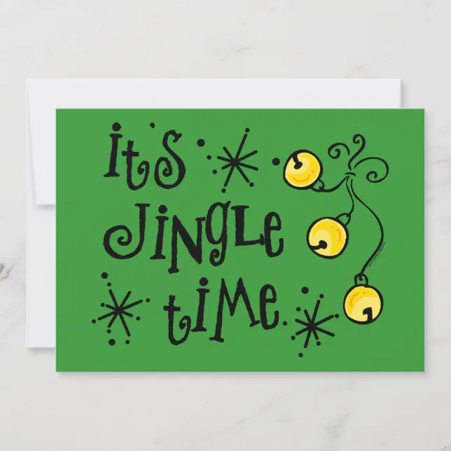 Jingle Time Custom Holiday Invitation | Zazzle