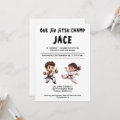 Jiu Jitsu Champ Birthday Party Invitation | Zazzle
